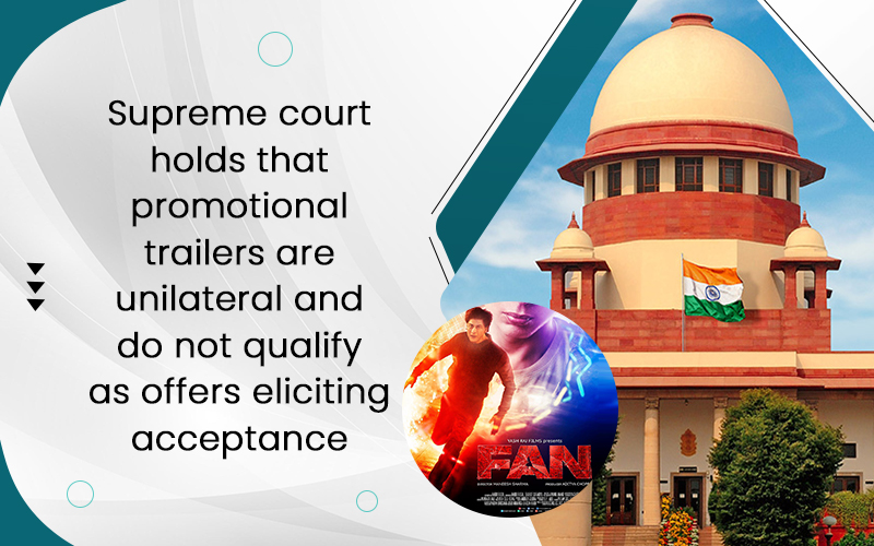 Supreme court holds that promotional trailers are unilateral and do not ...